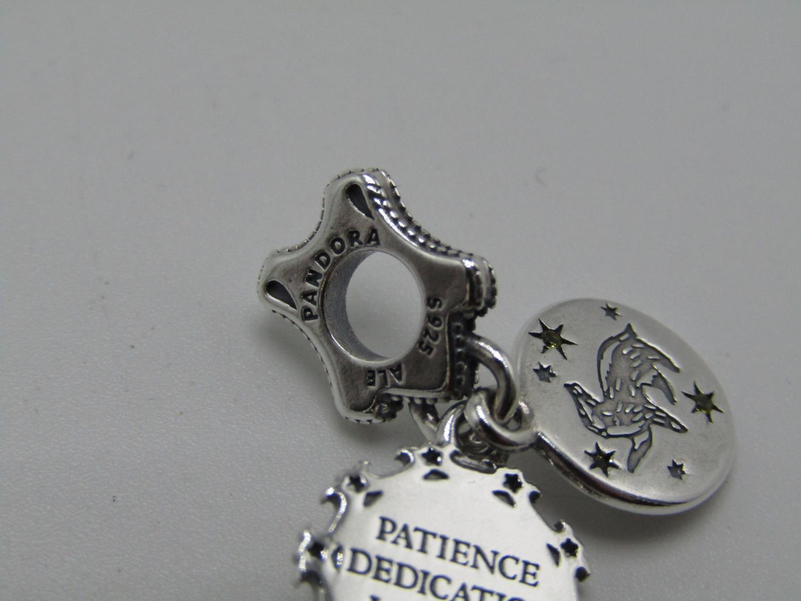 Pandora Harry Potter Hufflepuff Dangle Charm 798832C01 | eBay