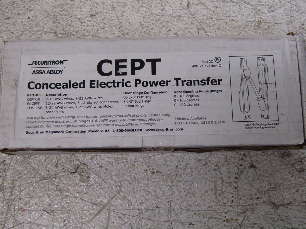 Securitron EL CEPT Electrical Power Transfer 12 22 AWG Wires EBay