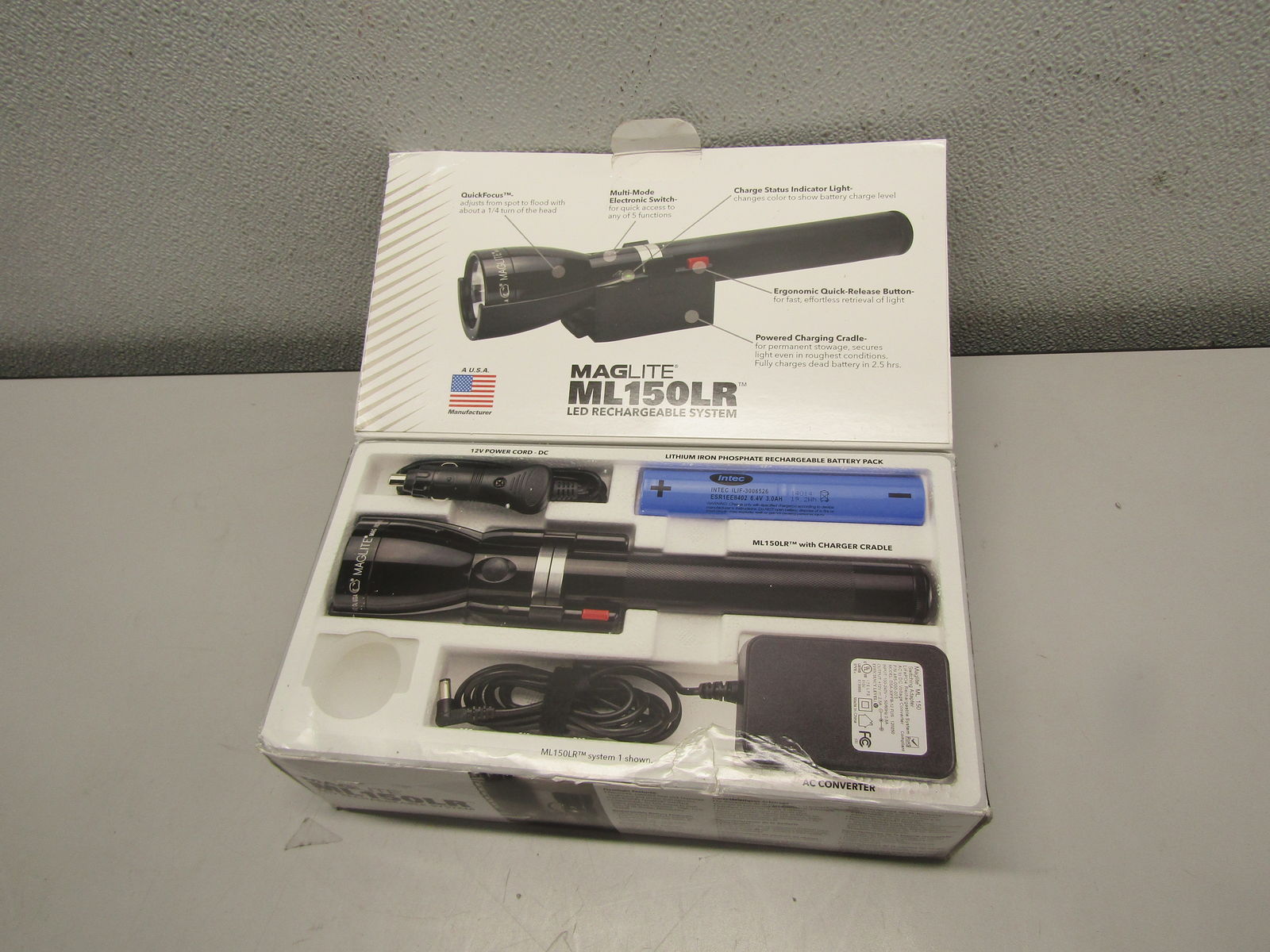 MagLite Rechargable LED Flashlight - Black ML150LR-1019 38739850474 | eBay
