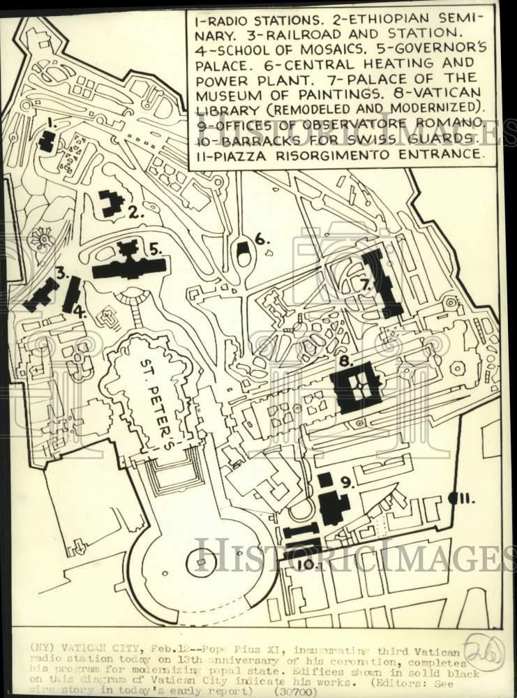 Vatican City Rome Italy Map Vatican City, Italy 2023