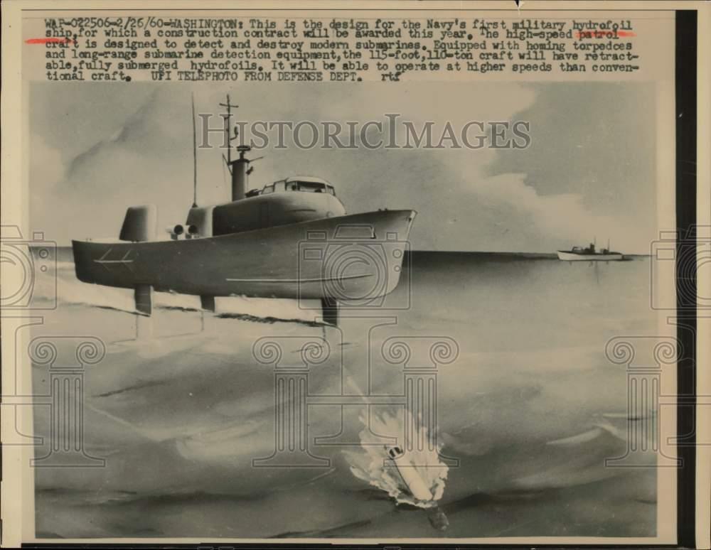 First Hydrofoil Boat