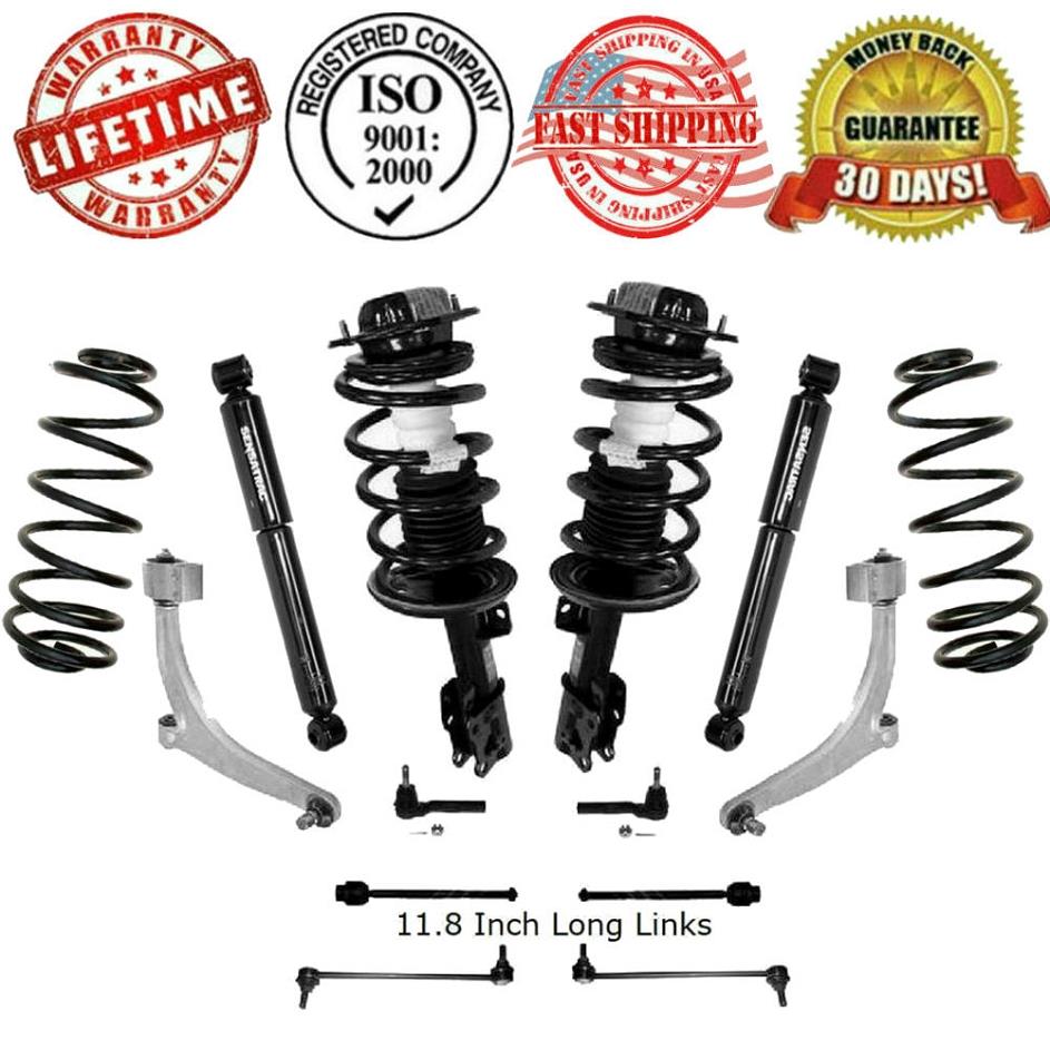Complete Strut Assembly & Rear Shocks + Springs Suspension Kit Fits ...