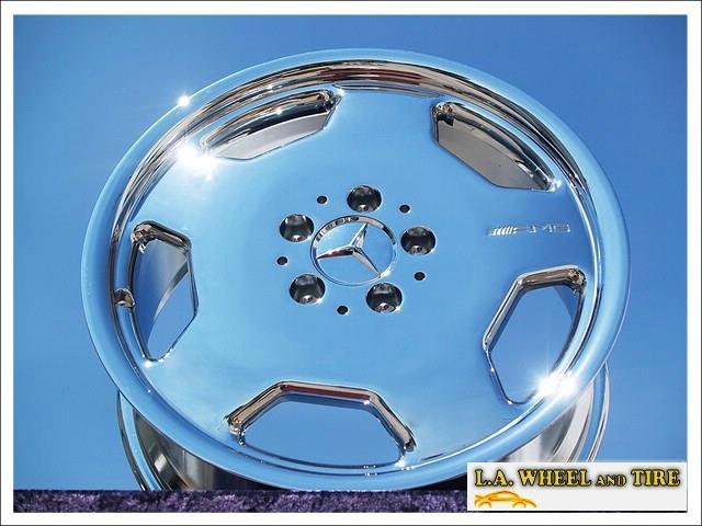 SET OF 4 CHROME 17" MERCEDES BENZ C36 C43 CLK55 AMG OEM WHEELS RIMS ...