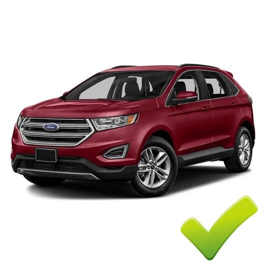 2015-2018 Ford Edge SEL 18" 10 Spoke Black Wheel Skins # IMP-385BLK NEW ...