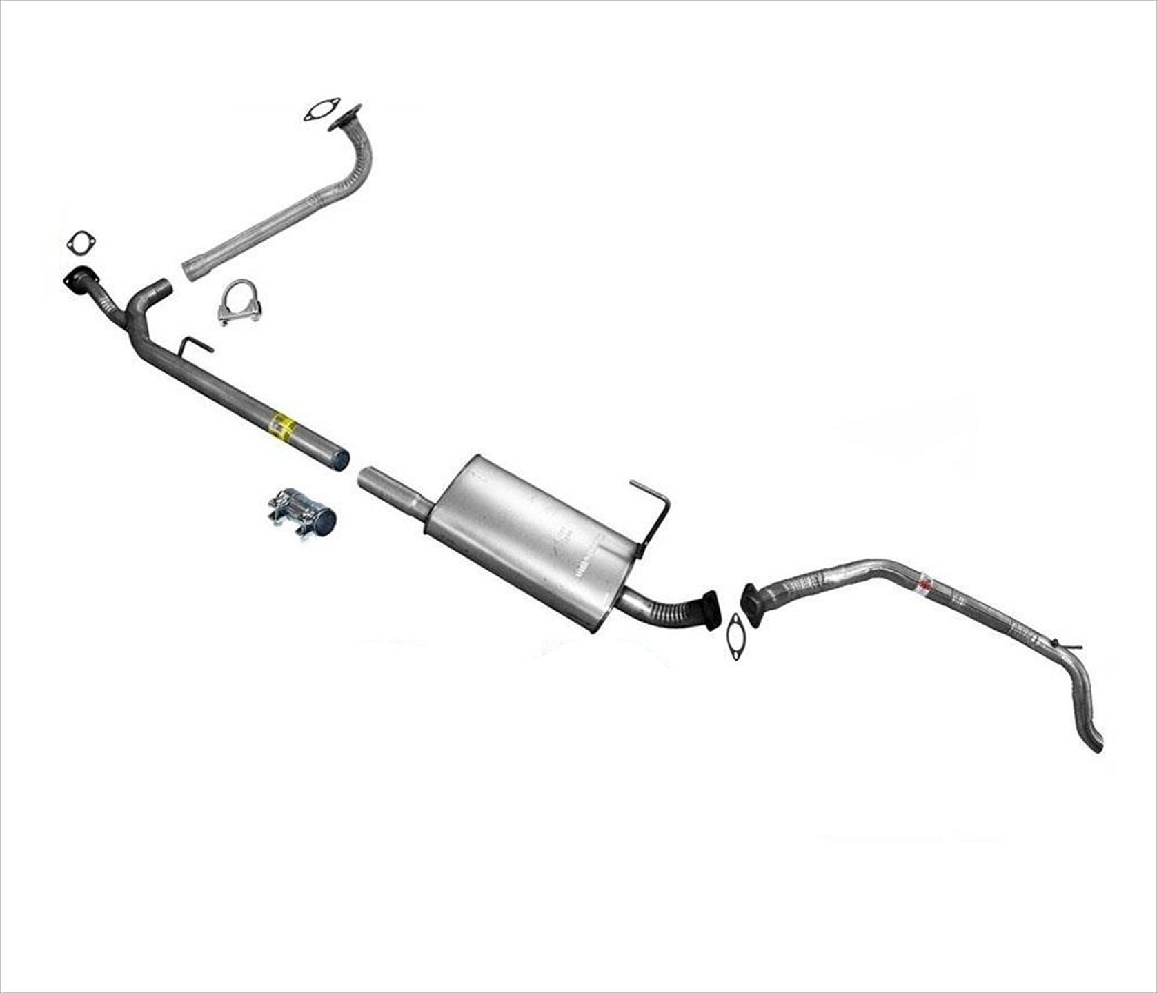 Exhaust System Muffler and Pipes Fits 2004-2006 Nissan Titan 5.6L | eBay