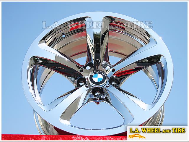 Set of 4 Chrome 19" BMW 650i "Style 249" OEM Wheels Rims 645i 645Ci ...
