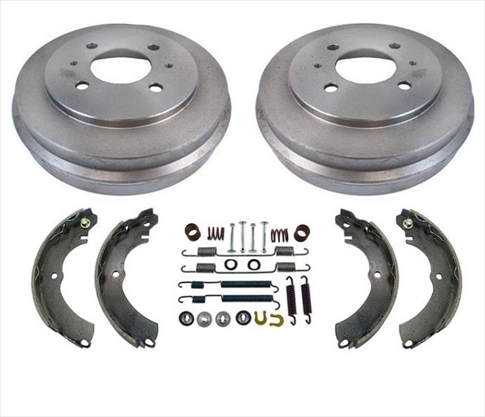 For 02-07 Mitsubishi 14Inch Rim Lancer ES SE Brake Drums & Shoes ...