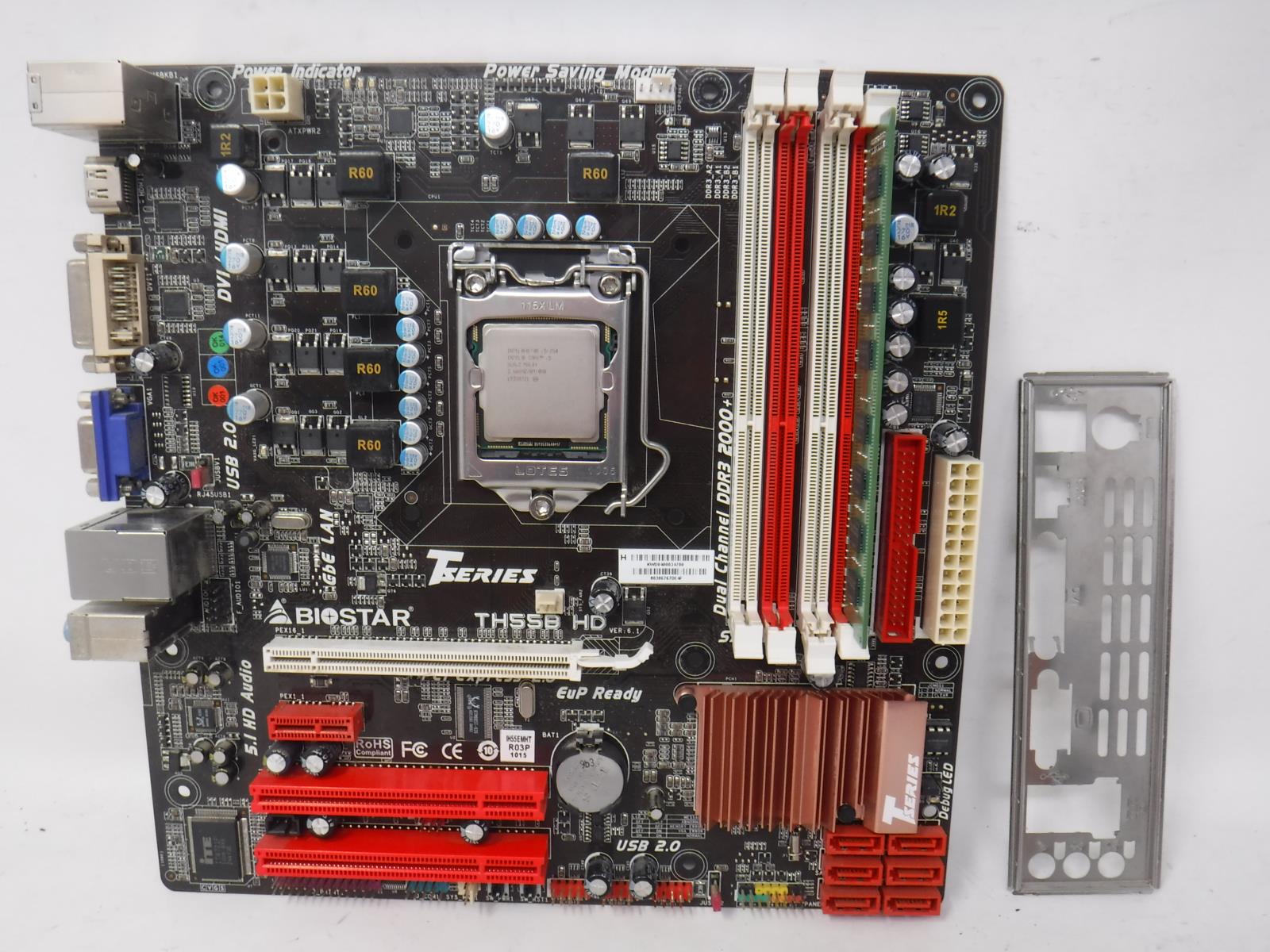 Купить Материнская карта с процессором Biostar TH55B HD microatx ...