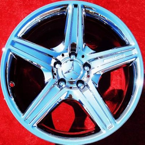 SET OF 4 CHROME 18" MERCEDES BENZ CLS550 AMG OEM WHEELS RIMS CLS500 ...