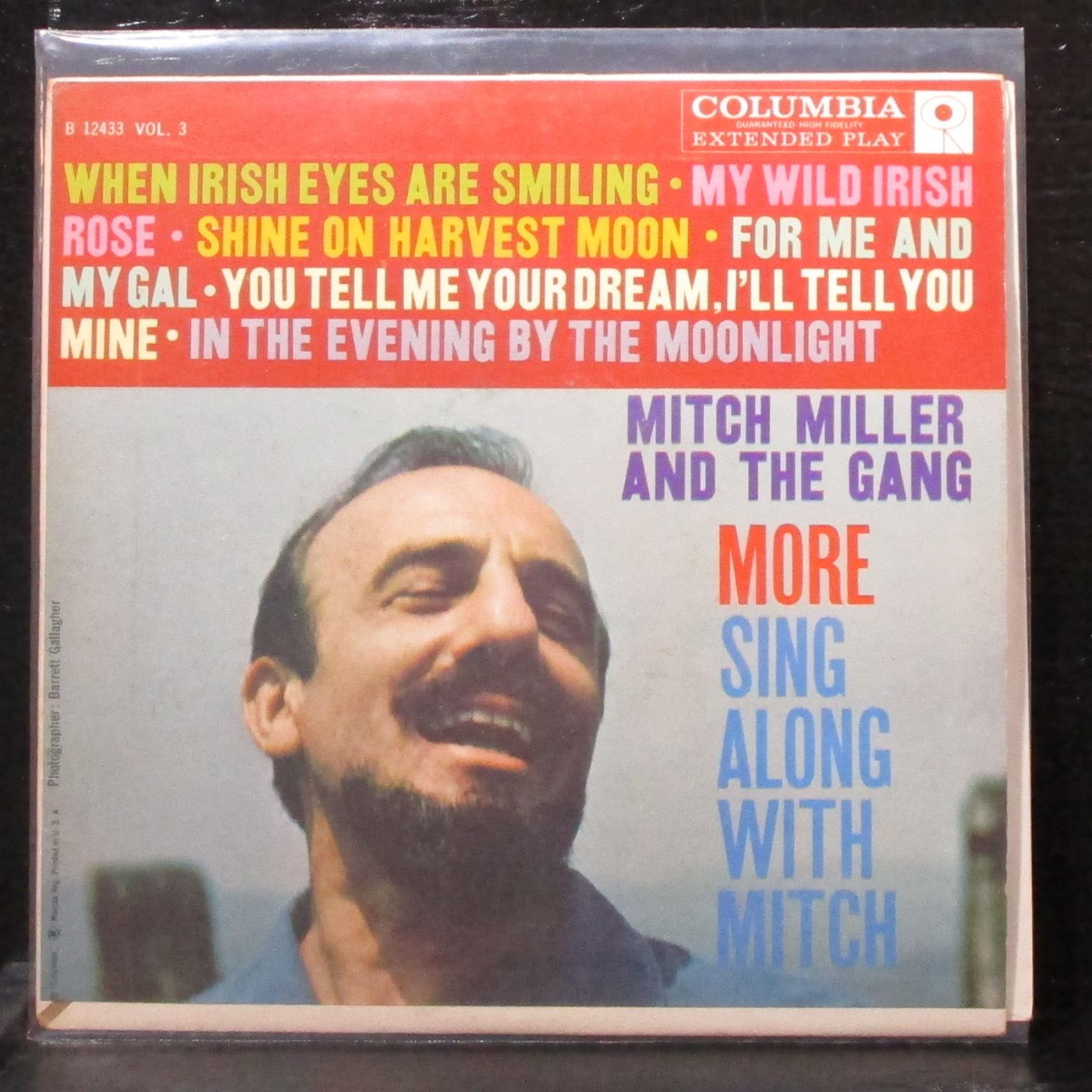 Mitch Miller More Sing Along With Mitch Vol 3 Ep 7 Vg Vinyl 45