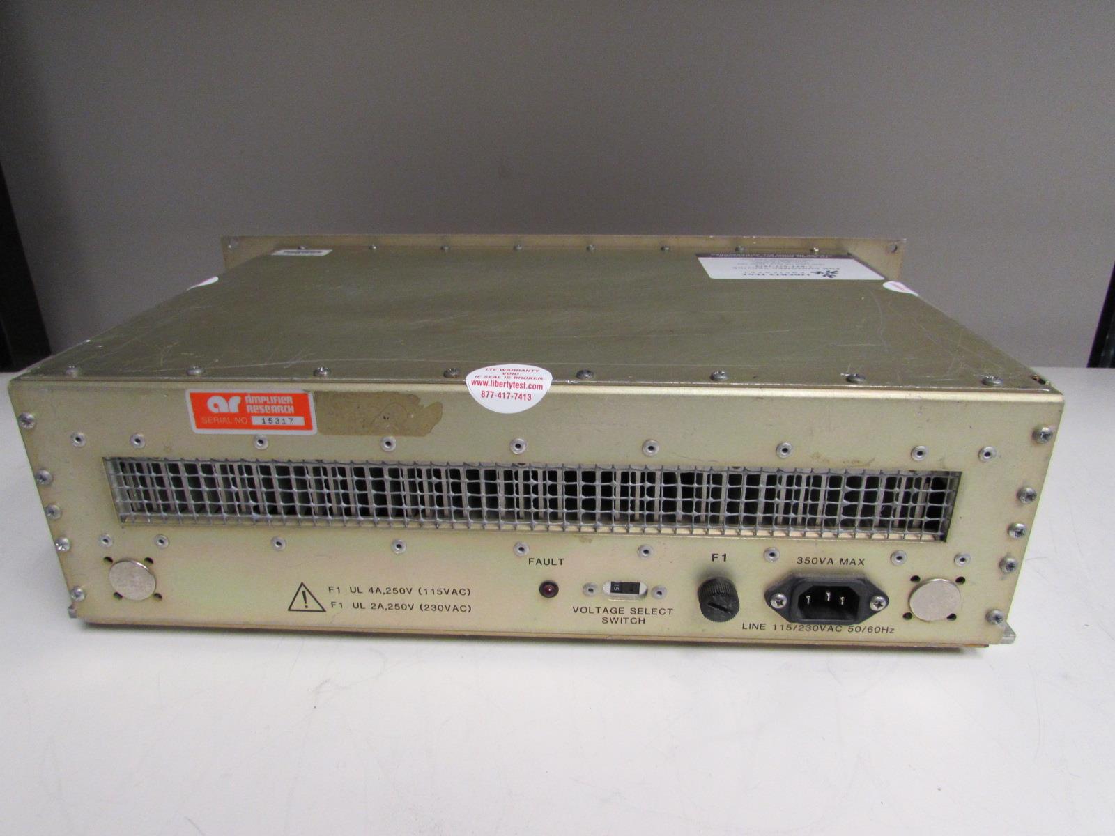 AR Amplifier Research 10W1000A RF Power Amplifier 10W, 0.5-1000MHz, CAL ...