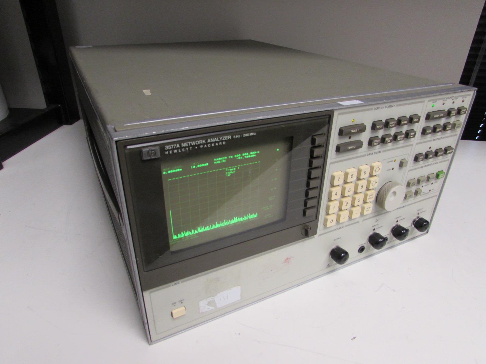HP 3577A Vector Network analyzer, 5 Hz to 200 MHz | eBay