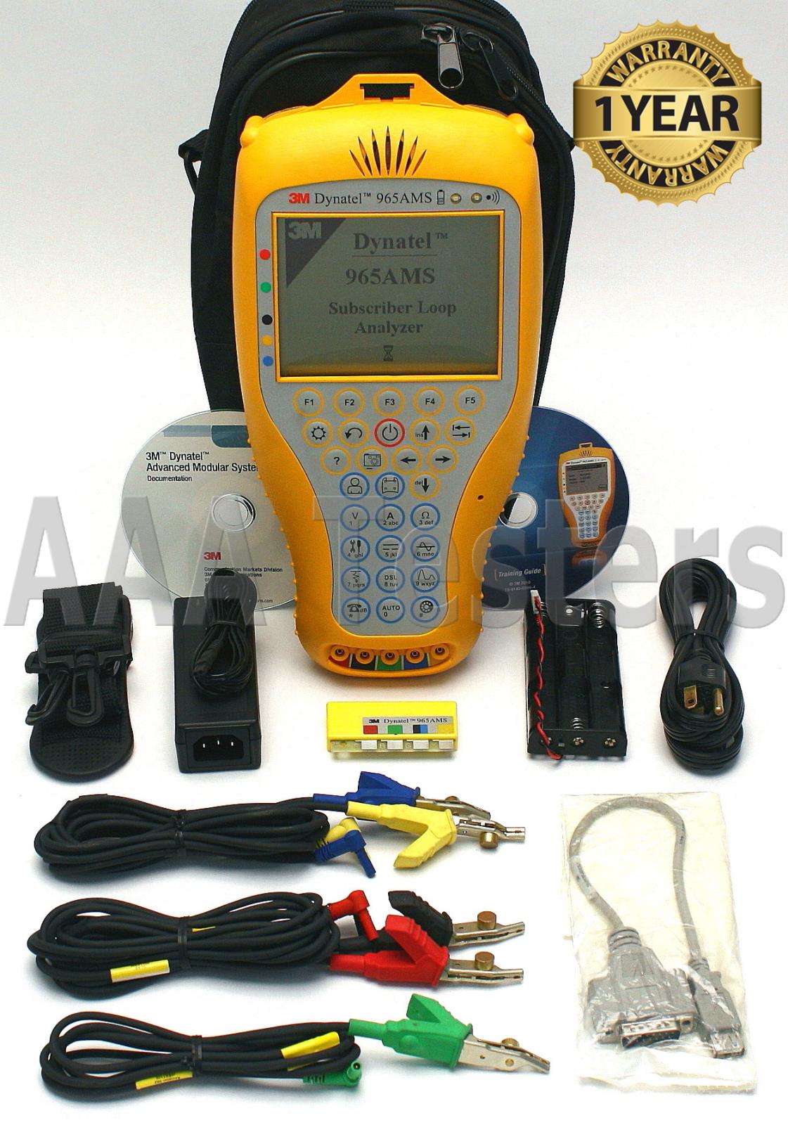 3M Dynatel 965AMS Advanced Modular System Tester w/ TDR 965-AMS | eBay