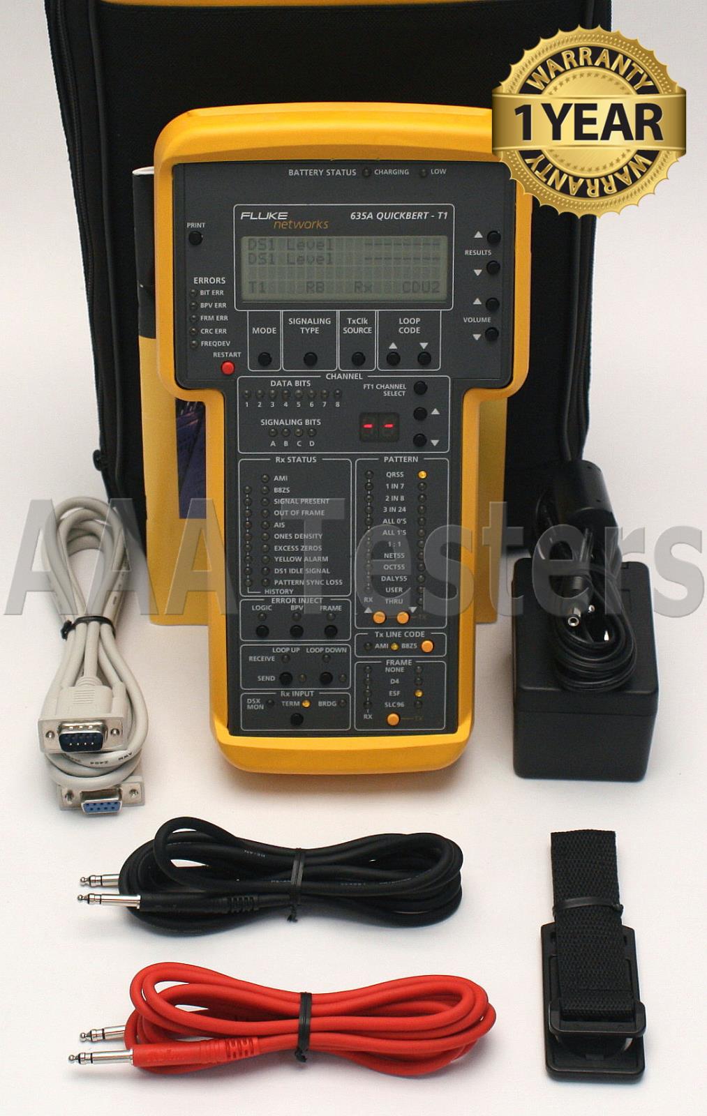 Fluke Networks 635A QuickBERT-T1 Handheld T1 Tester 635 | eBay