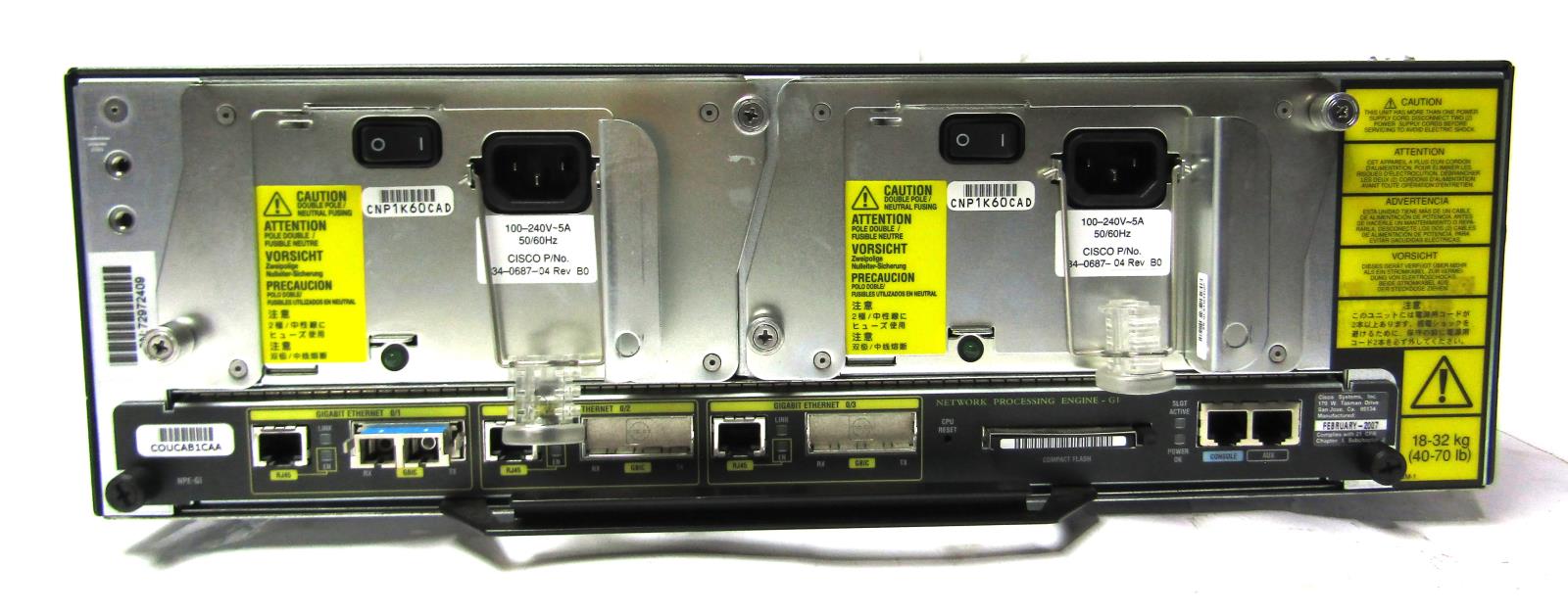 Cisco 7200 VXR Router | Up to 2 Mbps | PA-2FE-TX | eBay