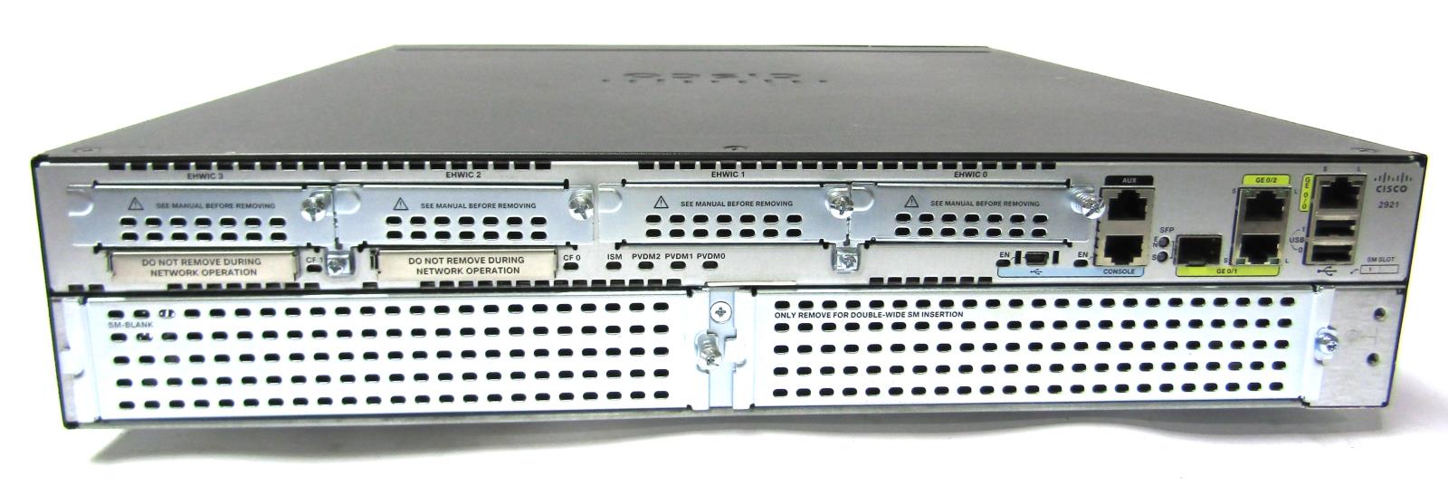 *Cisco 2921 K9 V08 Integrated Service Router | Factory Reset | eBay