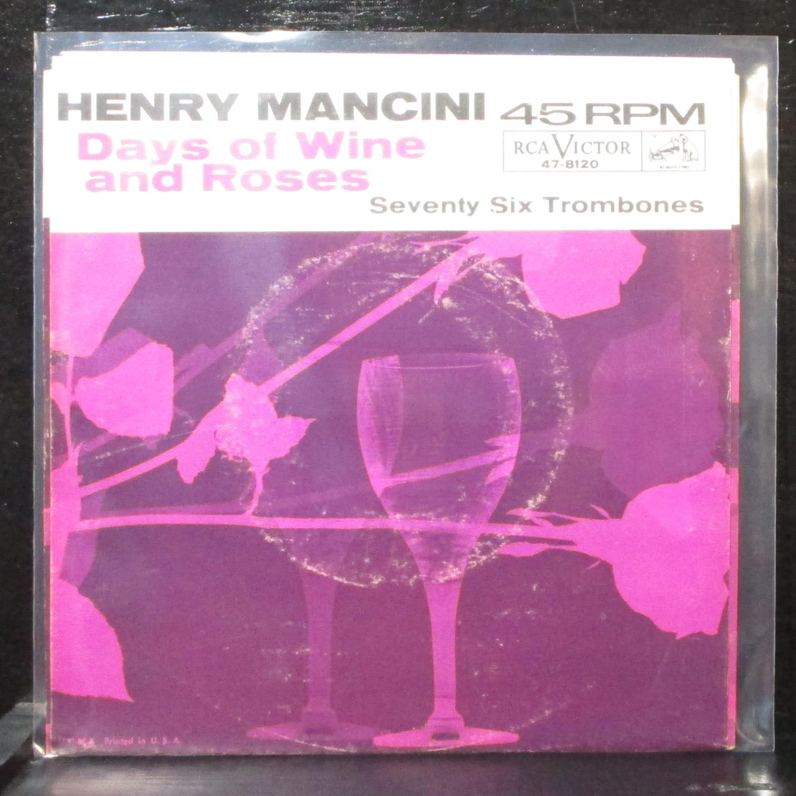 Henry Mancini Days Of Wine And Roses 7 Mint Rca 47 8120 Usa 1962 Ebay