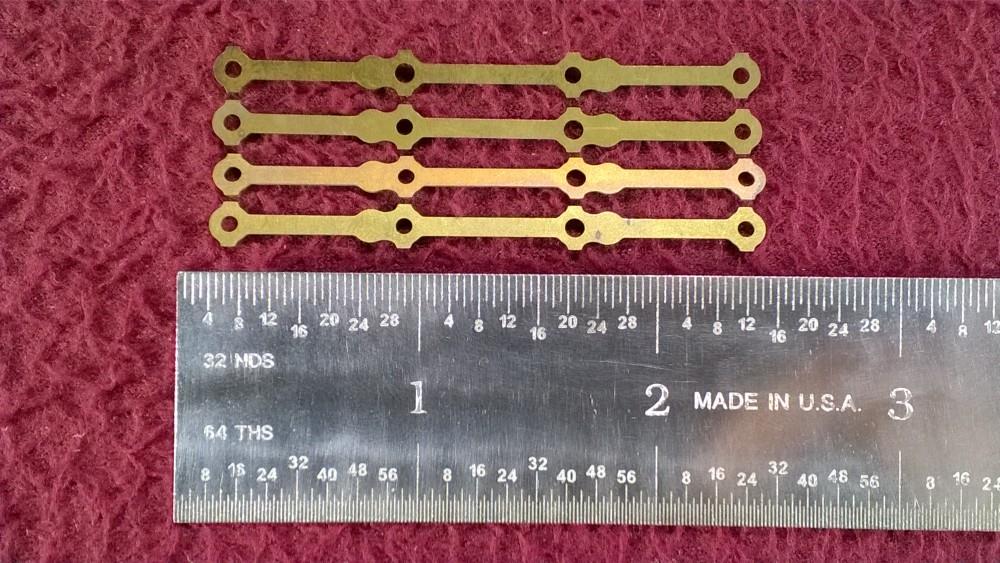 HO (4) BRASS SIDE RODS FOR 8-WHEEL STEAM LOCOMOTIVES | eBay