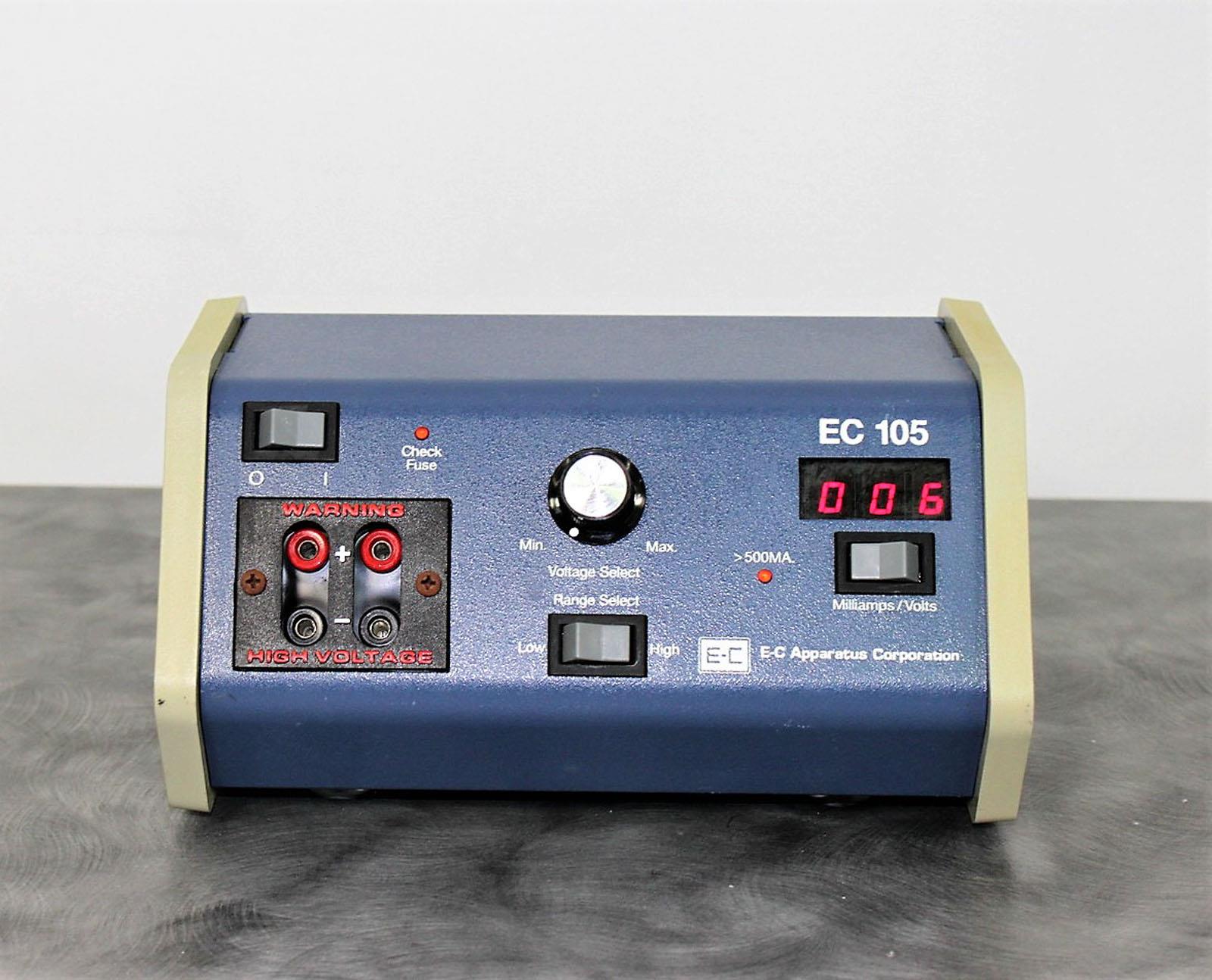 E-c Apparatus EC 105 Electrophoresis Power Supply Fb-105 Ec105 for sale ...