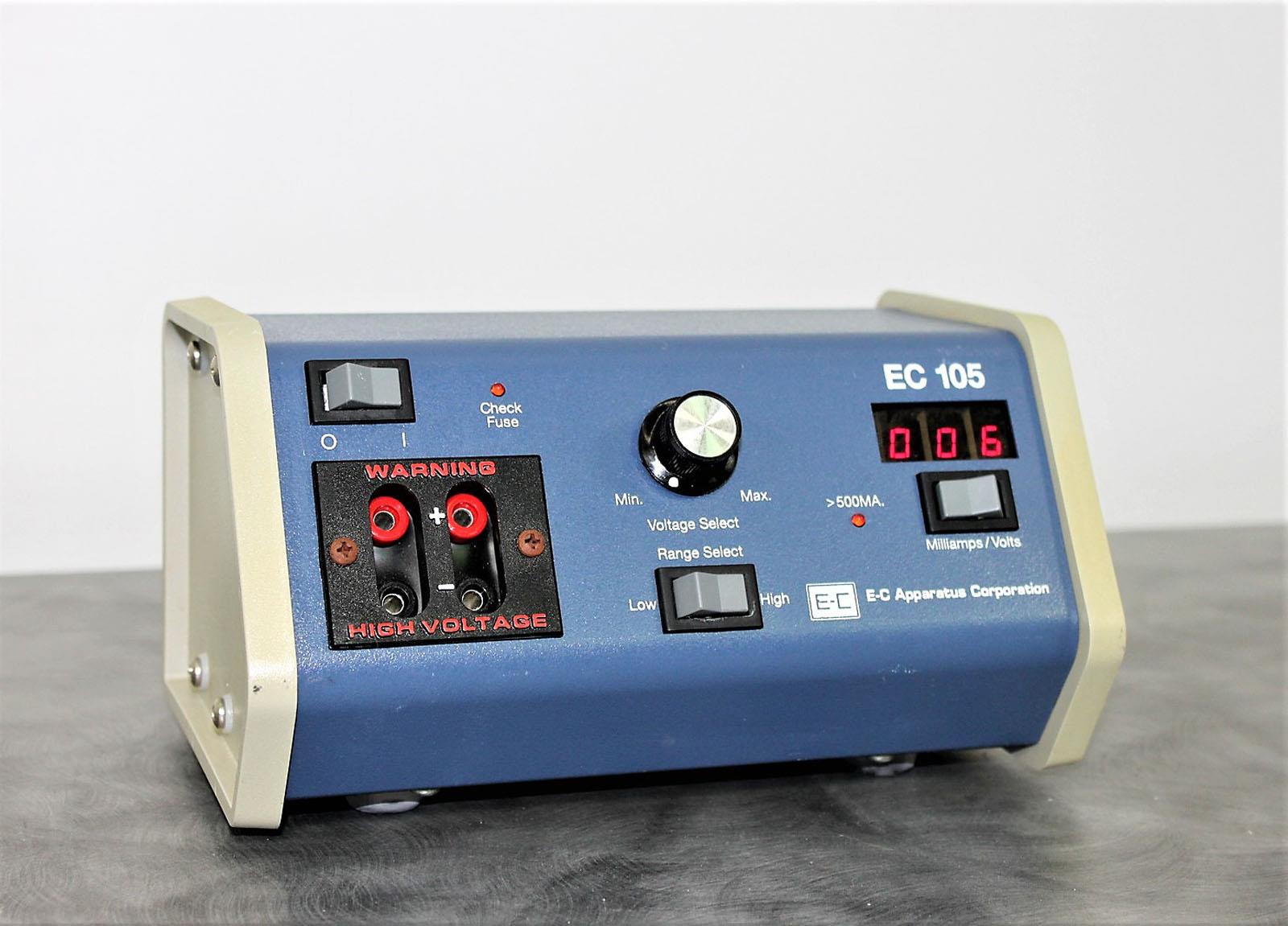 E-c Apparatus EC 105 Electrophoresis Power Supply Fb-105 Ec105 for sale ...