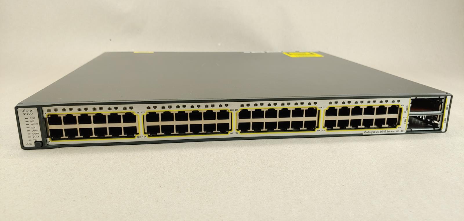 CISCO CATALYST 3750-E POE 48-PORT GIGABIT ETHERNET SWITCH WS-C3750E-48PD-S | eBay