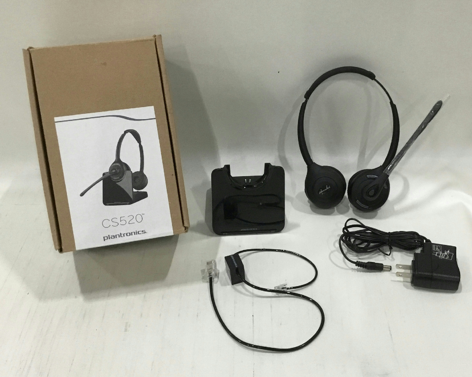 Plantronics CS520 / 84692-01 Wireless Headset Bundle with WH350 C052 ...