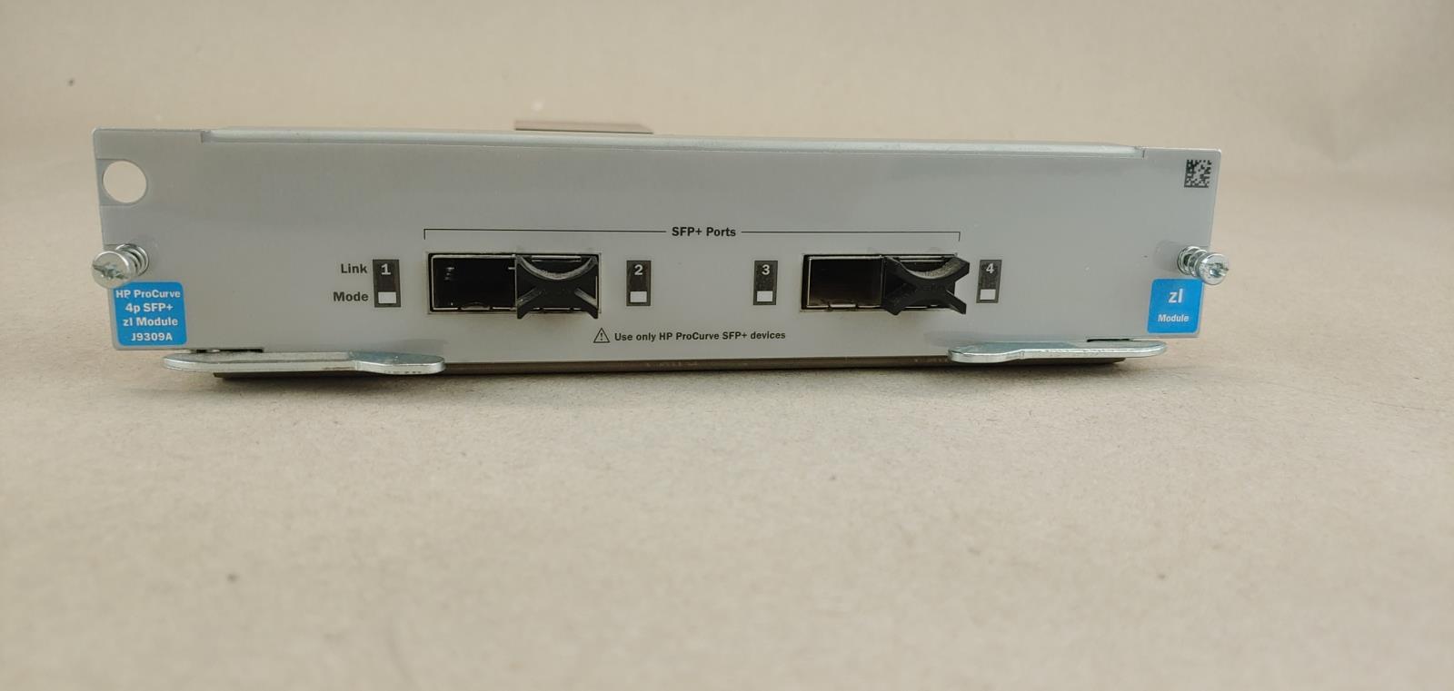 HP ProCurve J9309A 4-Port 10GbE SFP+ Module for J8697A J8698A 5400 8200 ...