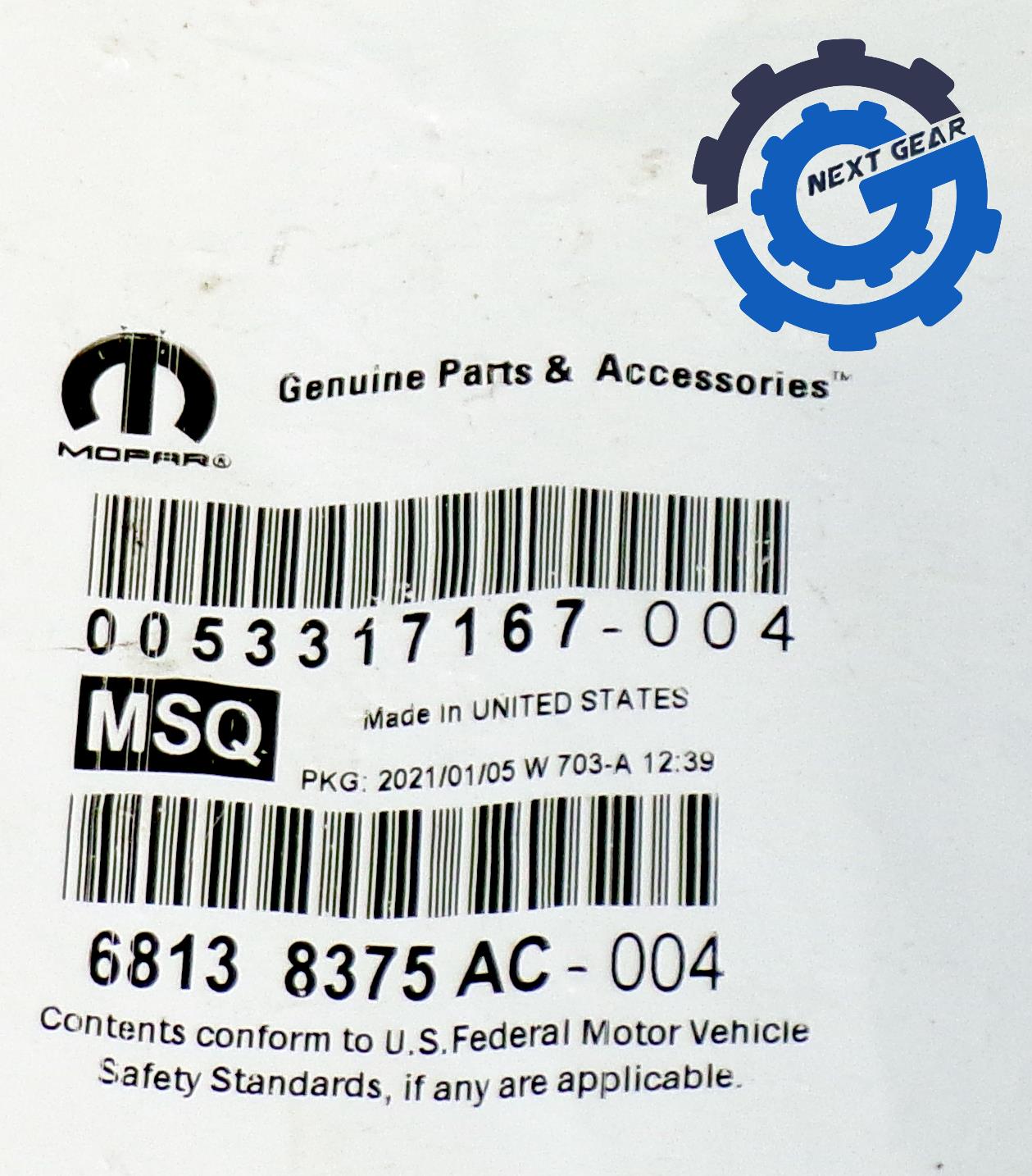 68138375AC New OEM Mopar Left Bumper Fascia Support Bracket 14-18 JEEP ...