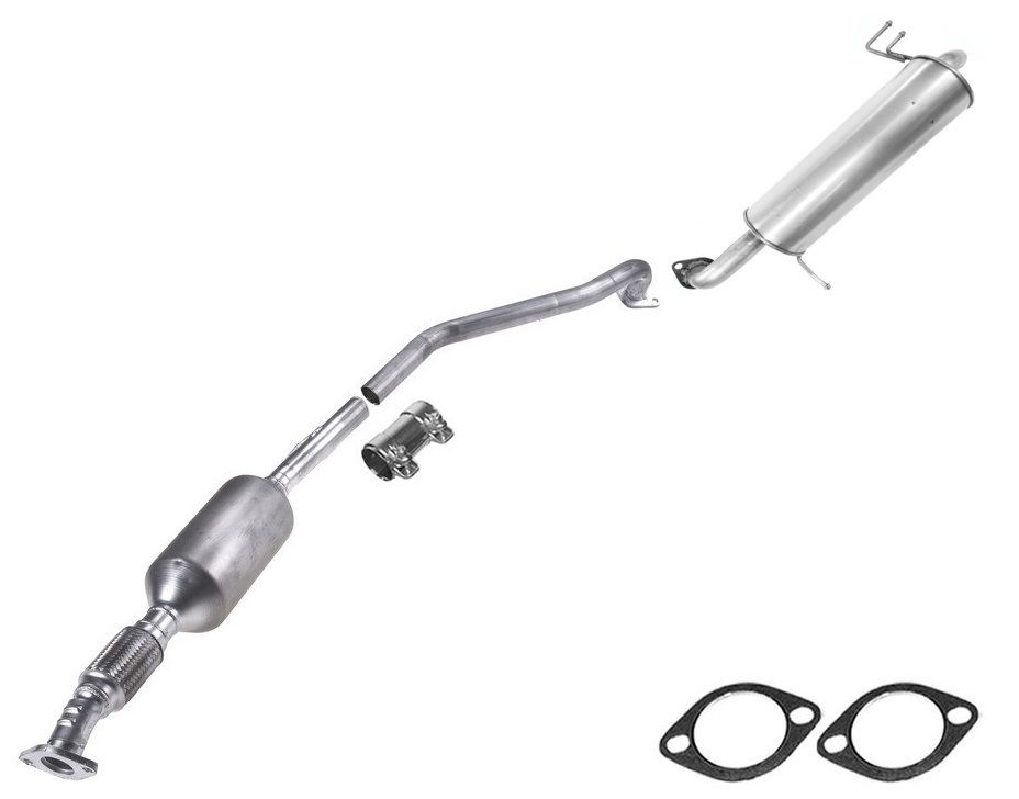 Muffler Resonator / Flex Pipe System kit fits: 2010 - 2011 Kia Soul 1 ...