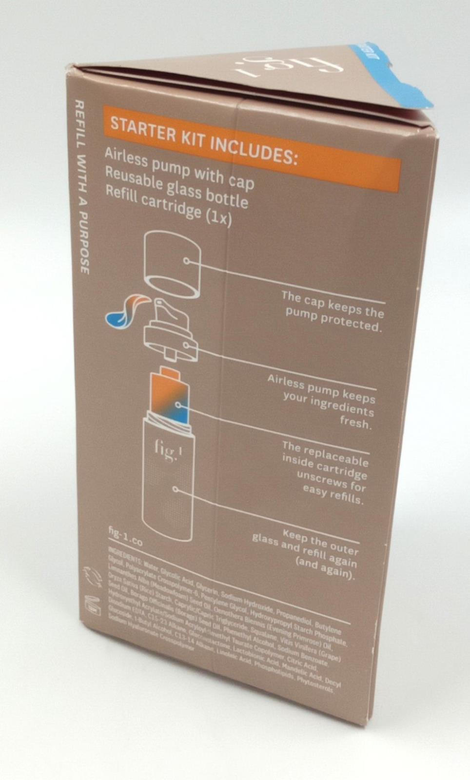 Fig.1 Glycolic Glow Treatment Starter Kit Refillable Skincare Glowing ...