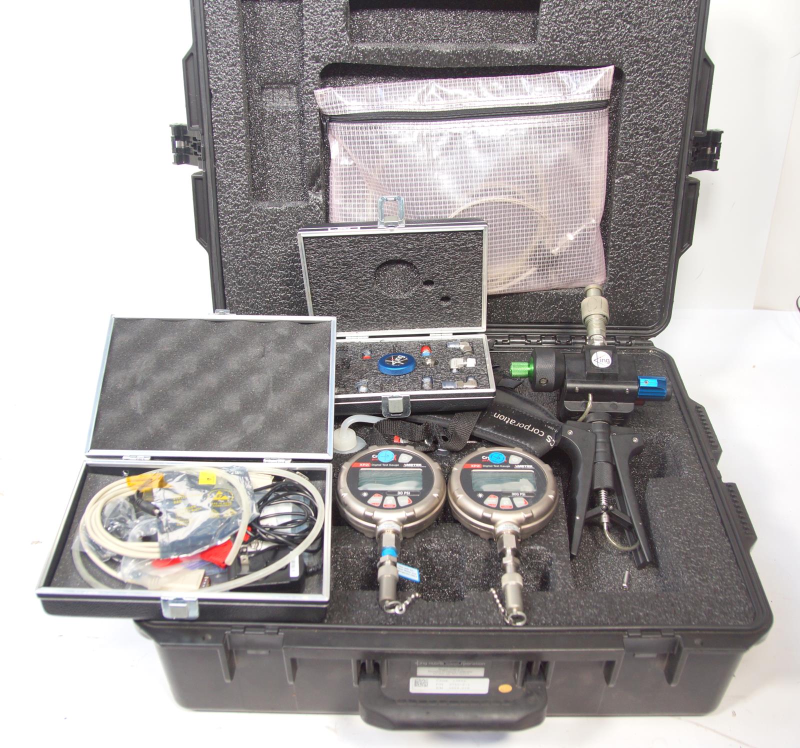 King Nutronics Model 3750 Pressure /Vacuum Calibration Kit w Crystal ...